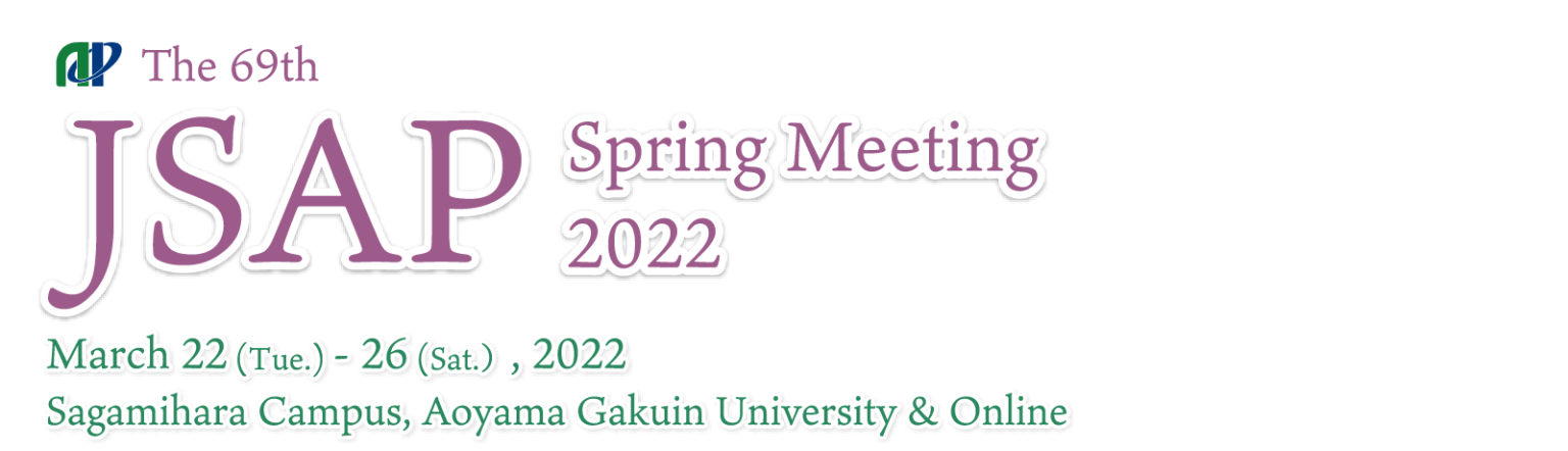 Home | The 69th JSAP Spring Meeting 2022
